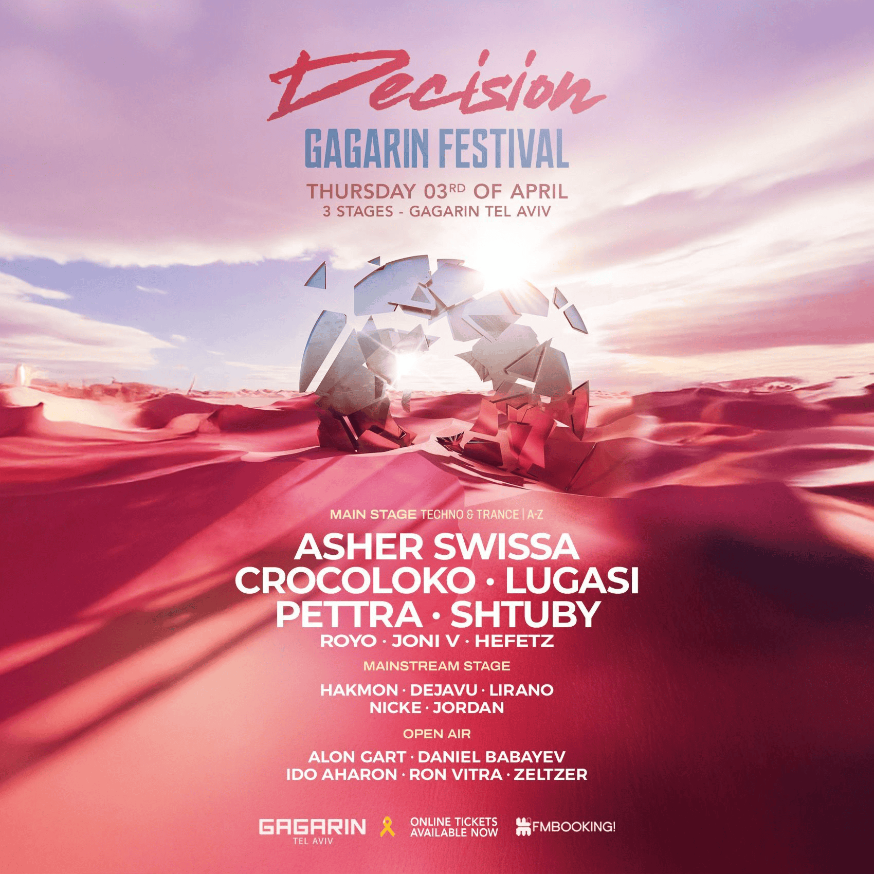 הופעה של GAGARIN FESTIVAL: SHTUBY | PETTRA | ASHER SWISSA -20250403 - muzi